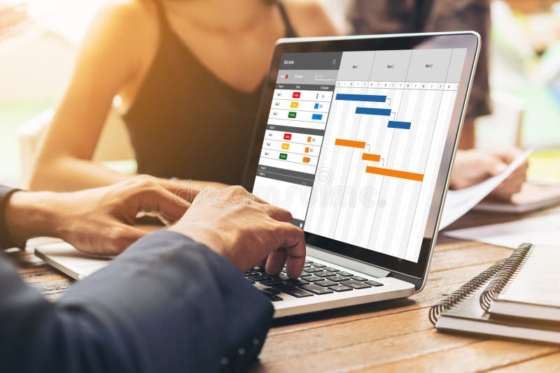 Project Planning Software for Modish Business Project Management Stock ...