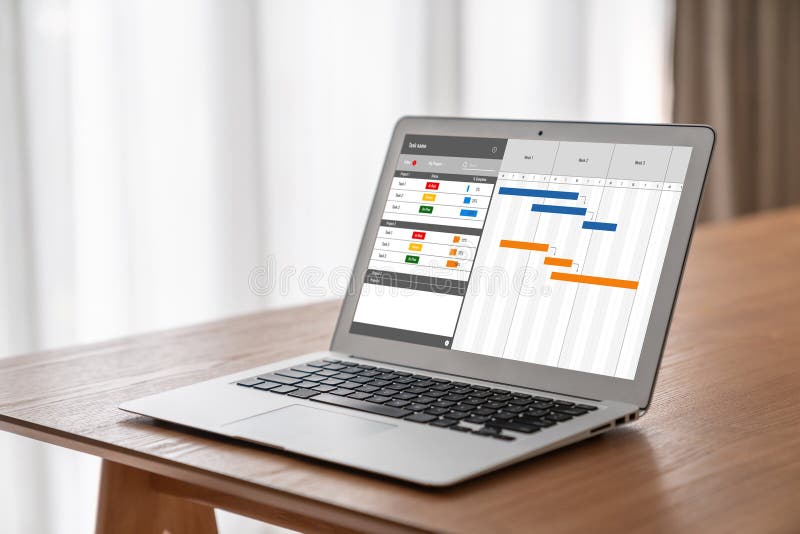 Project Planning Software for Modish Business Project Management Stock ...