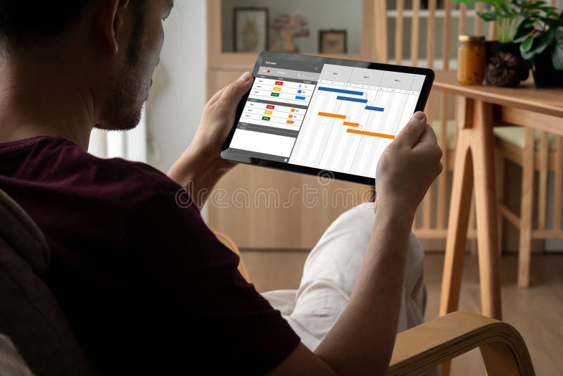 Project Planning Software for Modish Business Project Management Stock ...