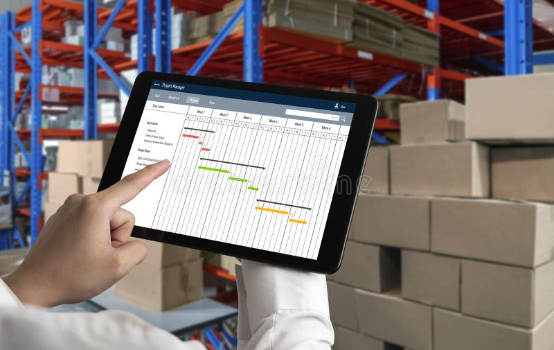 Project Planning Software for Modish Business Project Management Stock ...