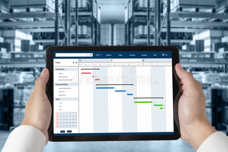 Project Planning Software for Modish Business Project Management Stock ...