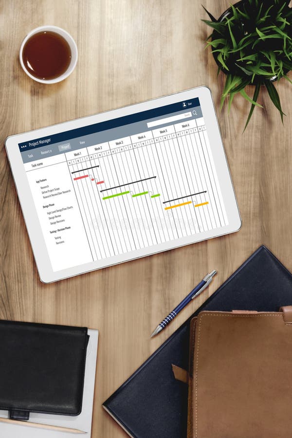 Project Planning Software for Modish Business Project Management Stock ...