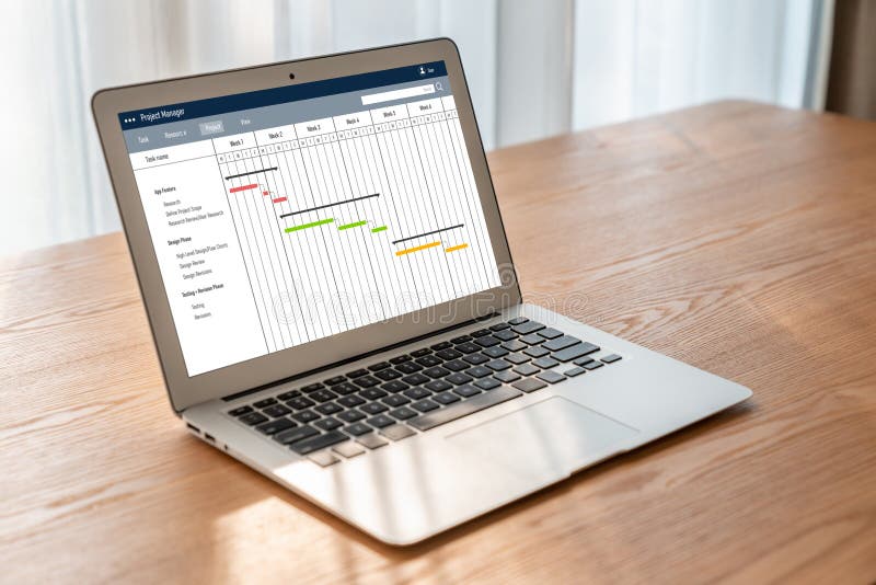 Project Planning Software for Modish Business Project Management Stock ...