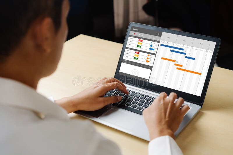 Project Planning Software for Modish Business Project Management Stock ...