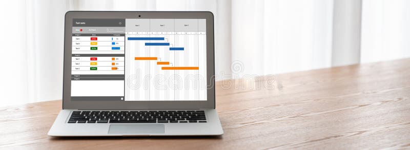 Project Planning Software for Modish Business Project Management Stock ...