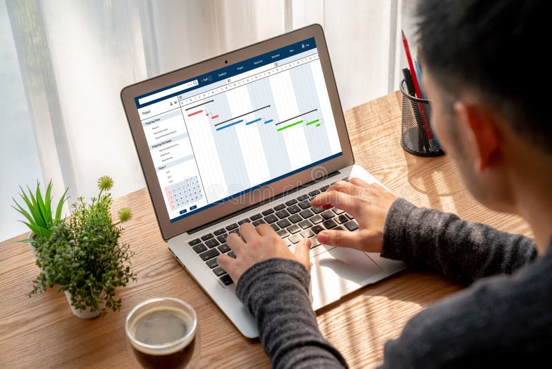 Project Planning Software for Modish Business Project Management Stock ...