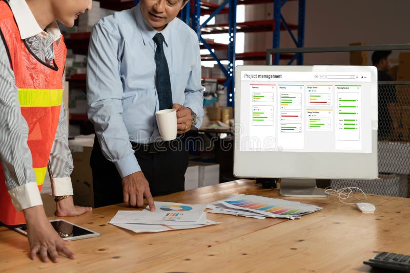 Project Planning Software for Modish Business Project Management Stock ...