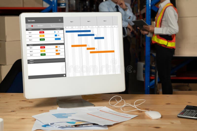 Project Planning Software for Modish Business Project Management Stock ...