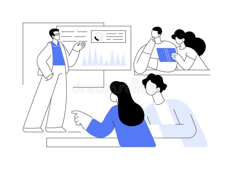 Project Presentation Isolated Cartoon Vector Illustrations. Stock ...