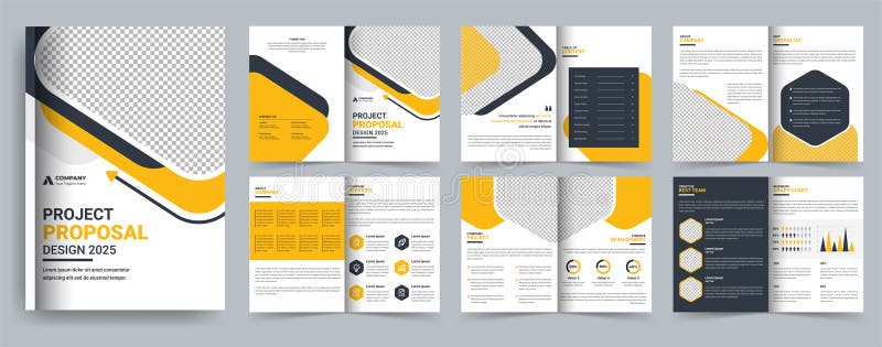 Project Proposal Brochure Template, Company Profile and Corporate ...