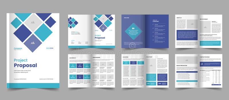 Project Proposal or Business Proposal Brochure Template and Company ...