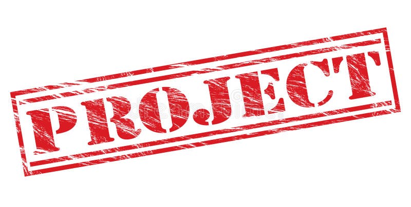 Project stamp stock illustration. Illustration of white - 98306162