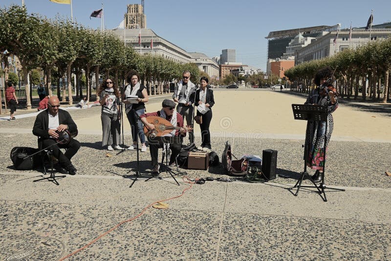 We Got the Power the People Vs Project 2025 San Francisco Palestianian Performers 180 Editorial ...