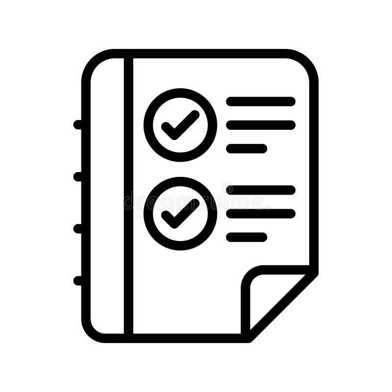 Project schedule icon stock vector. Illustration of tasks - 259286879