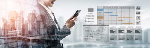 Project Scheduling Dashboard with Gantt Chart Overview Parse Stock ...