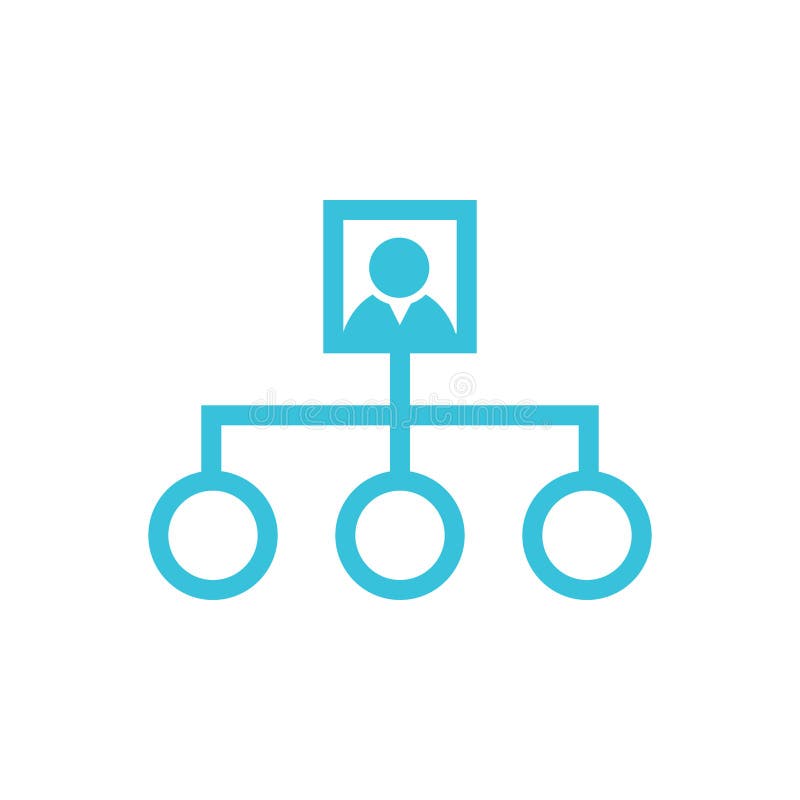 Project Scheme Data Icon Symbol on White Background Stock Illustration ...