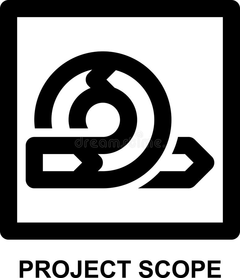 Project Scope, Agile, Scope, Boundary, Framework, Scrum Outline Icon ...