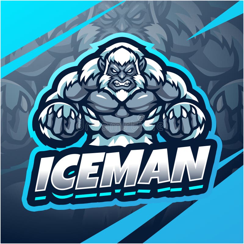 Iceman Esport Mascot Logo Stock Illustrations – 12 Iceman Esport Mascot ...