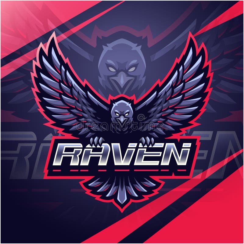 Ravens Sport Mascot Logo Design Stock Vector - Illustration of ...