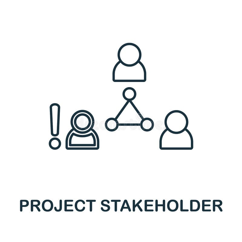 Project Stakeholder Icon. Line Element from Project Development ...