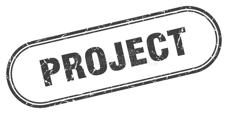 Project Stamp. Project Round Vintage Grunge Label Stock Vector ...