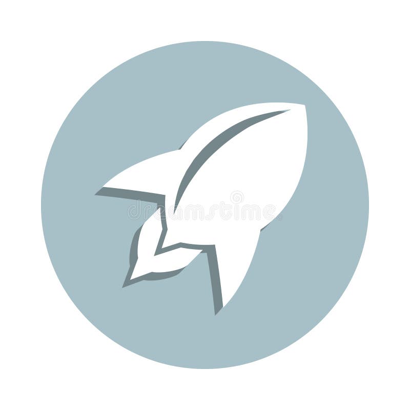 Project Start Badge Icon. Simple Glyph, Flat Vector of Software ...