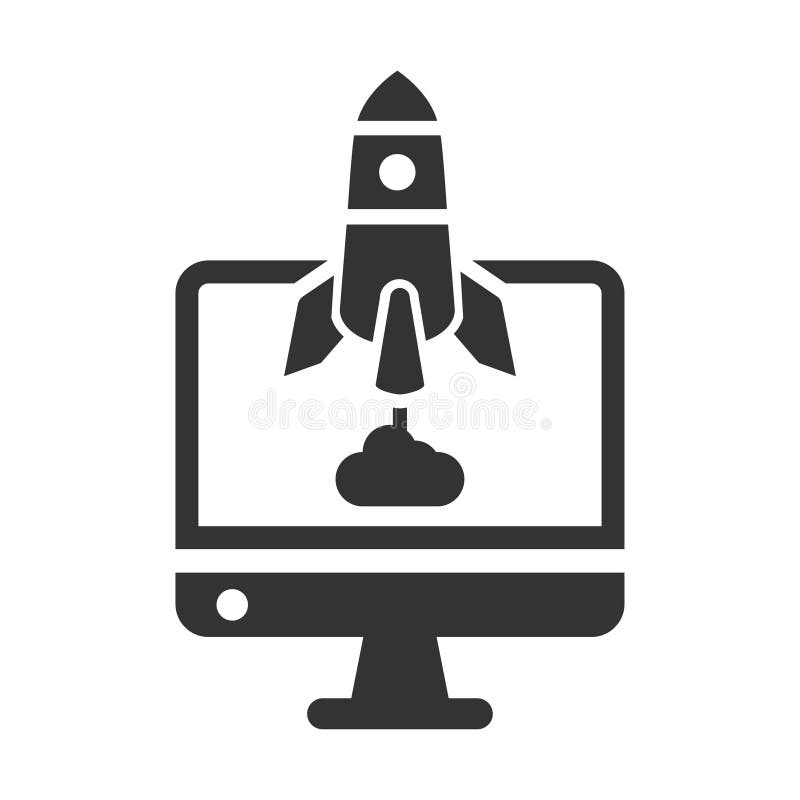 Project start up icon stock vector. Illustration of icon - 239881417