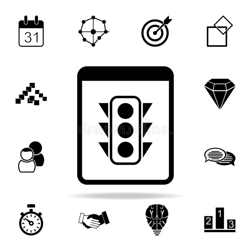 Project Status Icon. Software Development Icons Universal Set for Web ...