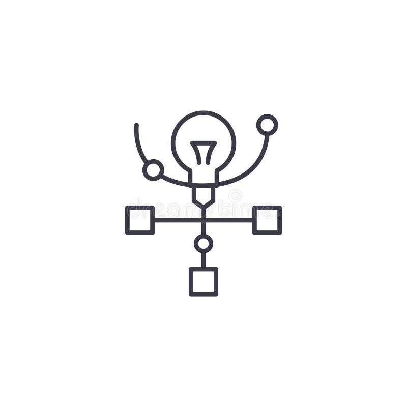 Project Structure Linear Icon Concept. Project Structure Line Vector ...