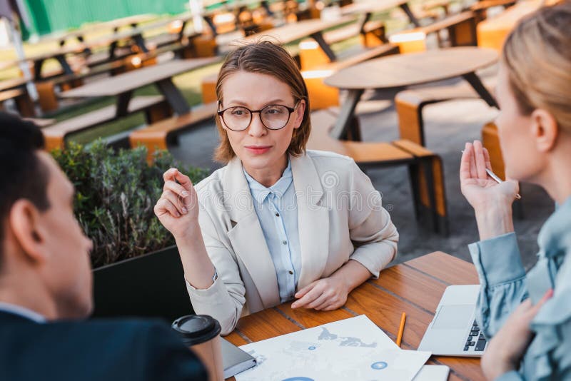 Project Team Working on Developing a Product Strategy Stock Image ...