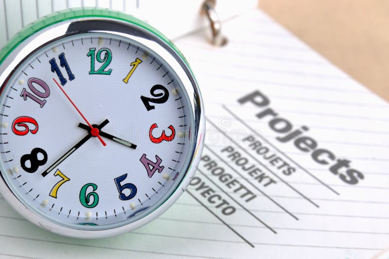 Time And Project Management For The Global Business Stock Image - Image ...
