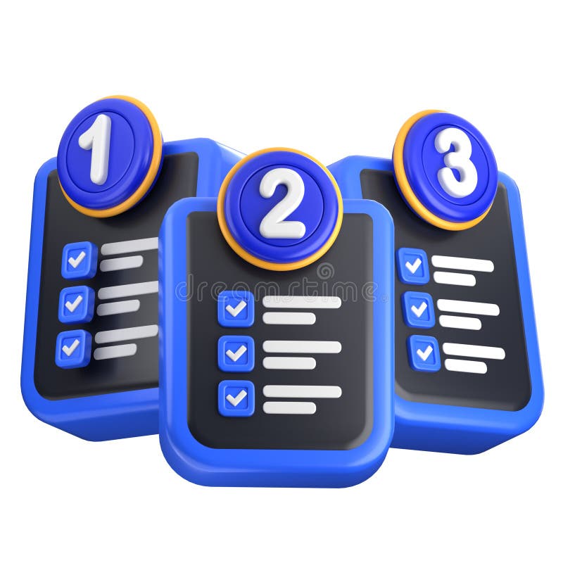 Project Timeline 3D Render stock illustration. Illustration of ...