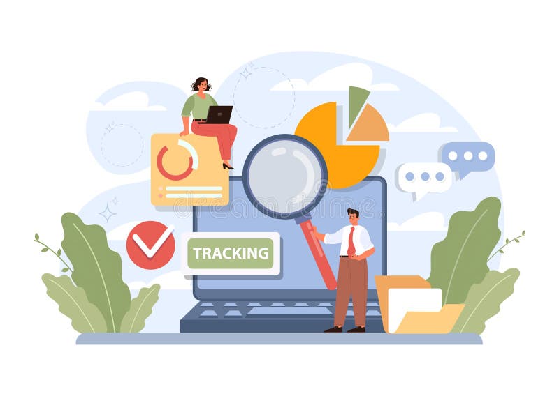 Project Tracking Concept. Successful Business Project Planning Stock ...