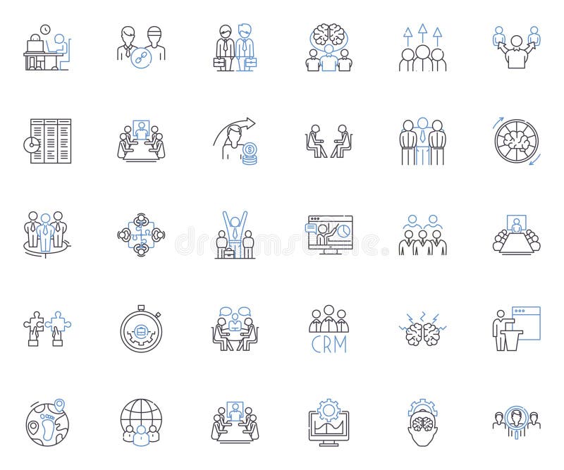 Project Training Line Icons Collection. Learning, Skill-building ...