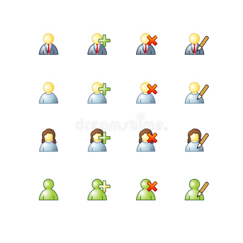 Project users icons stock vector. Illustration of symbol - 3222429