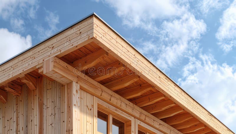 Robust Wooden Support Structure for Building Development, Strong and ...