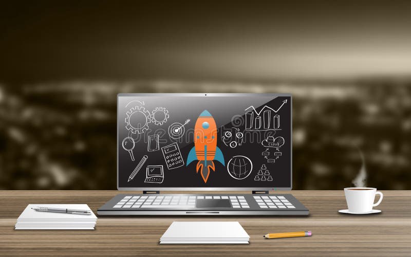 Project Vision Linear Icon Concept. Project Vision Line Vector Sign ...