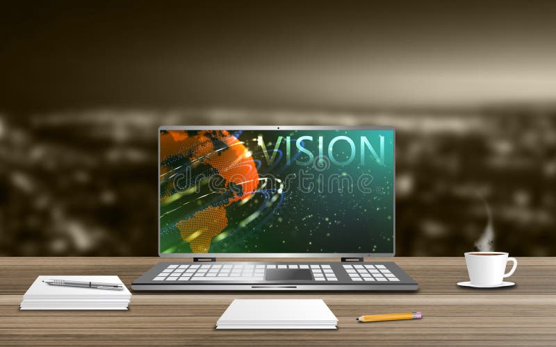 Project vision concept stock illustration. Illustration of drawing ...