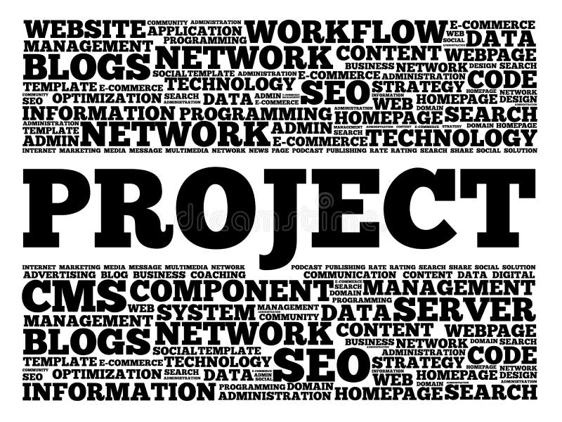 Project Manager Word Cloud Stock Illustrations – 743 Project Manager ...