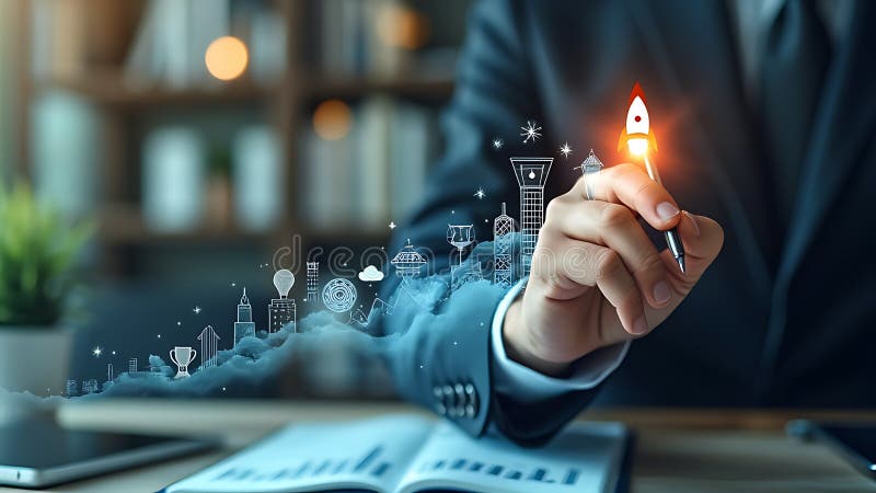 2025: Projected Growth and Success Stock Illustration - Illustration of ...