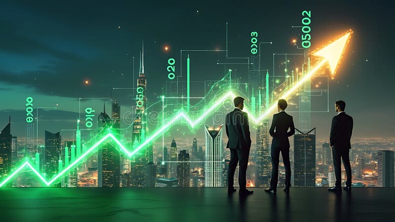 2025: Projected Growth and Success Stock Illustration - Illustration of ...