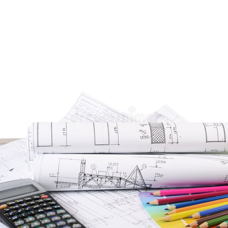 Projecten Van Huizen Met Kleurenpalet Stock Afbeelding - Image of zaken ...