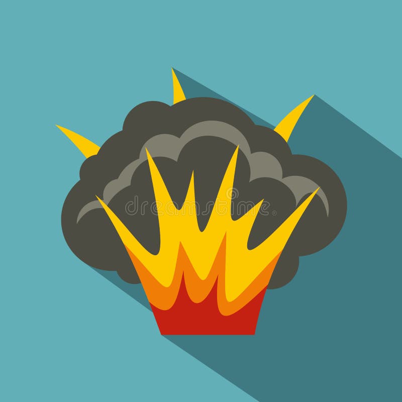 Projectile Explosion Icon White Stock Vector - Illustration of ...