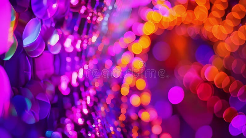 A Projection of Constantly Shifting Patterns and Colors Onto a Mesh of ...