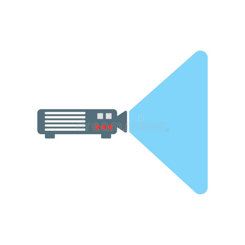 Projection Icon Vector Sign and Symbol Isolated on White Background ...