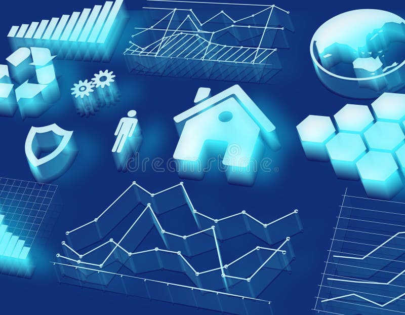 Projection Icons in Each Other. World Map and Stock Illustration ...