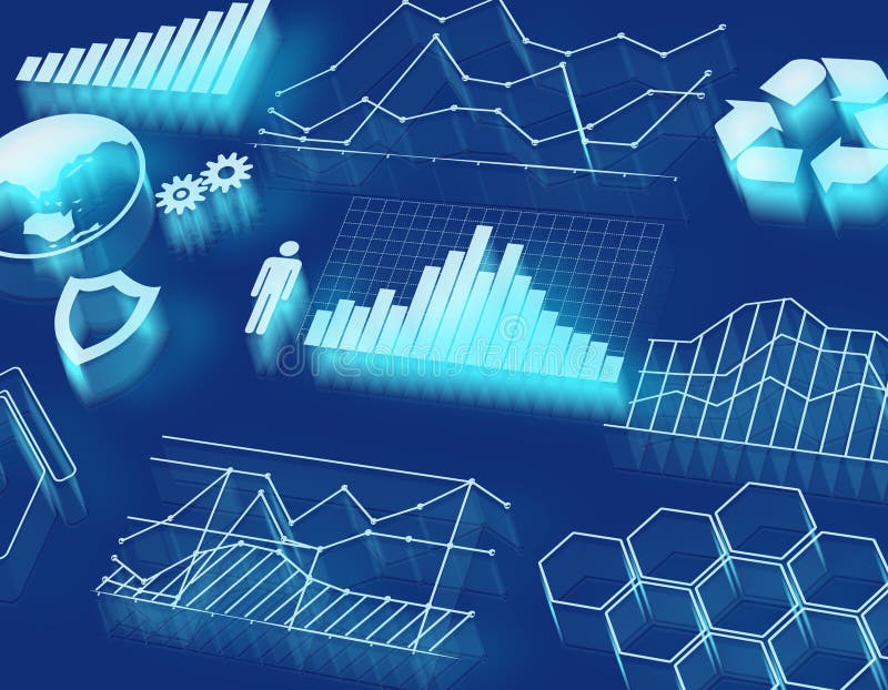 Projection Icons in Each Other. World Map and Stock Illustration ...