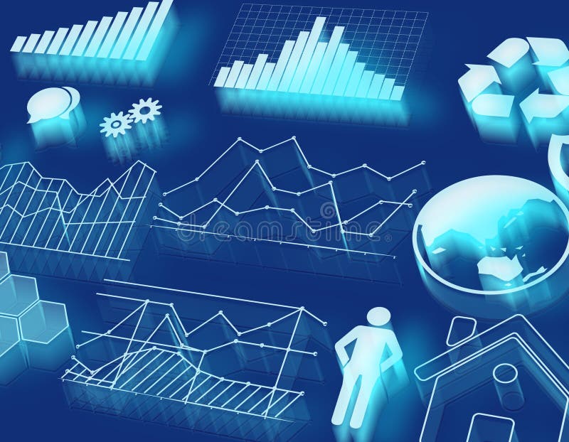 Projection Icons in Each Other. World Map and Stock Illustration ...