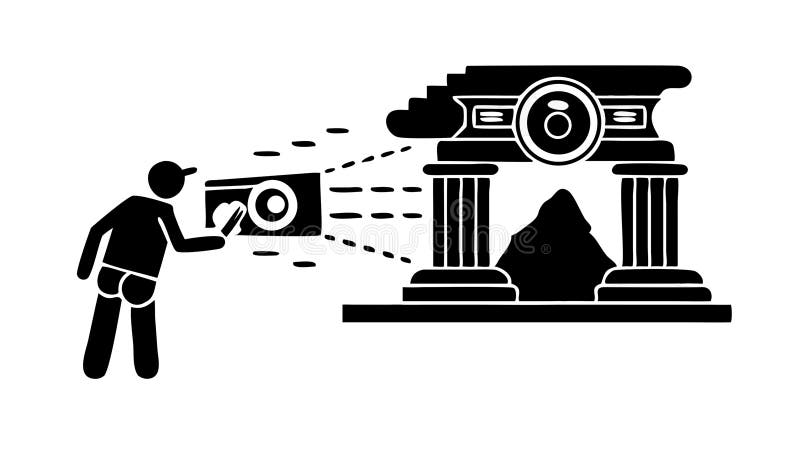 Projection Mapping on Building, Architectural Display, Vector Design ...