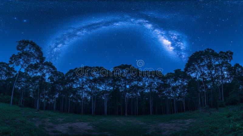 A Projection of the Milky Way Illuminated the Ceiling of the ...